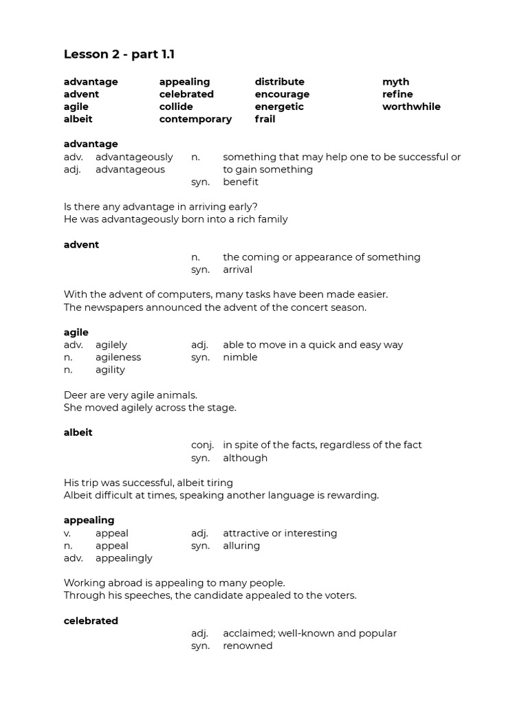 Lesson 2 Part 1 1 Pdf