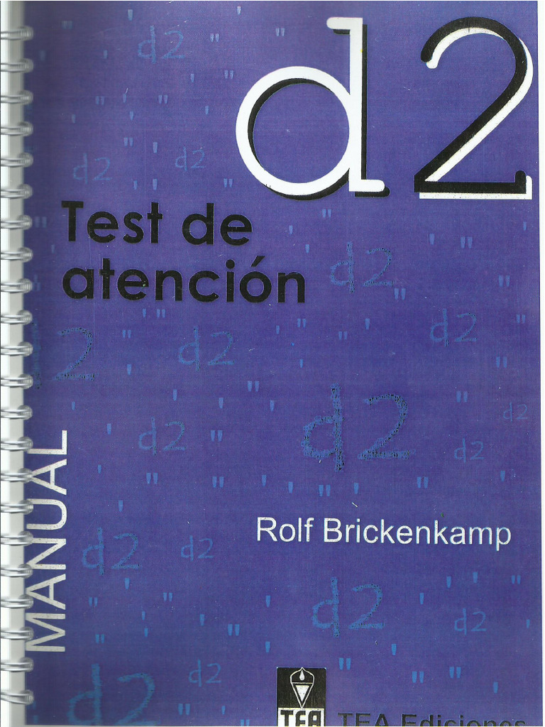 d2 Test de Atención | PDF