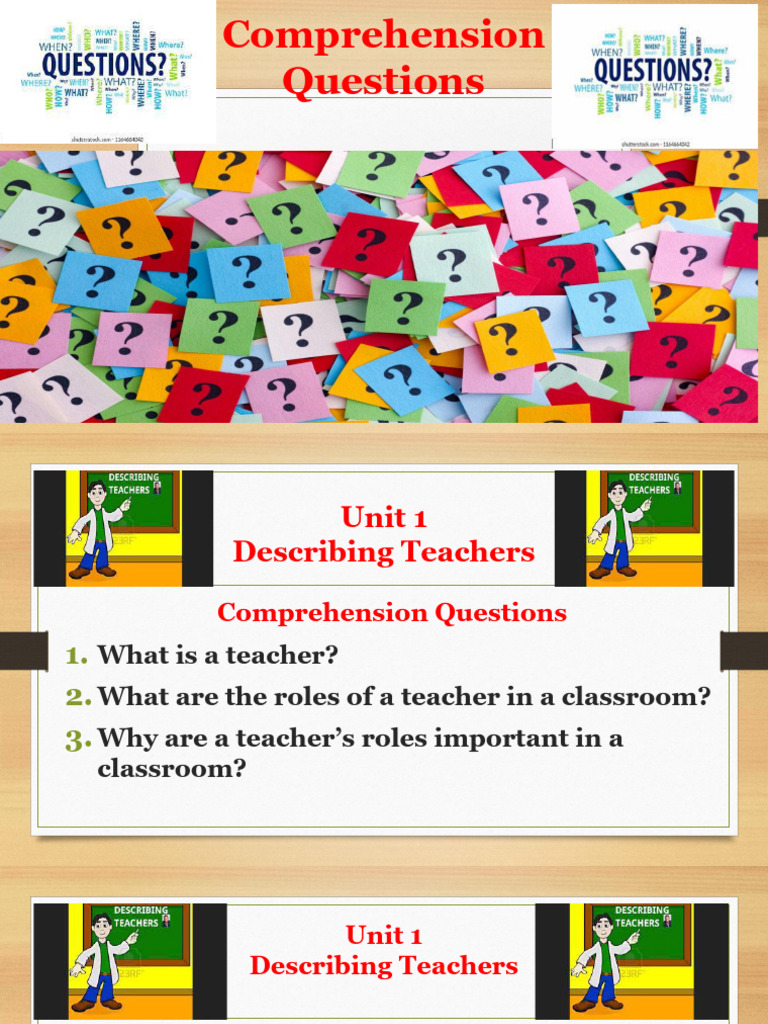 Comprehension Qs (TM) | PDF | Learning Disability | Learning
