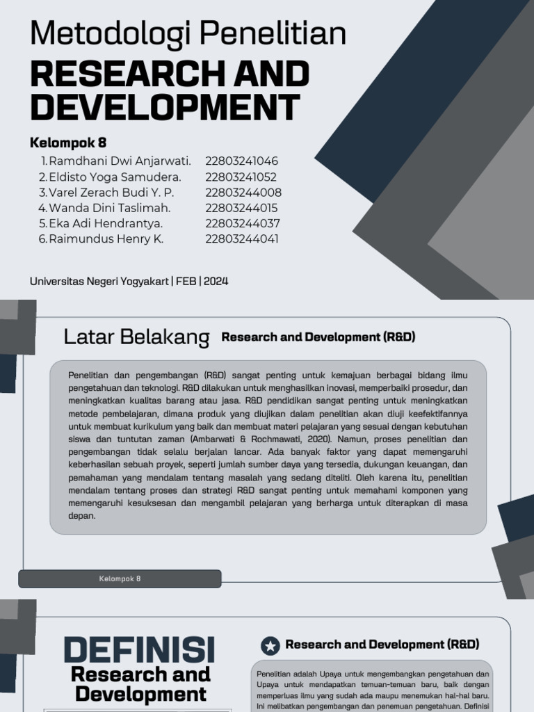 Kelompok 8 - RND - PPT | PDF | Seni | Komputer