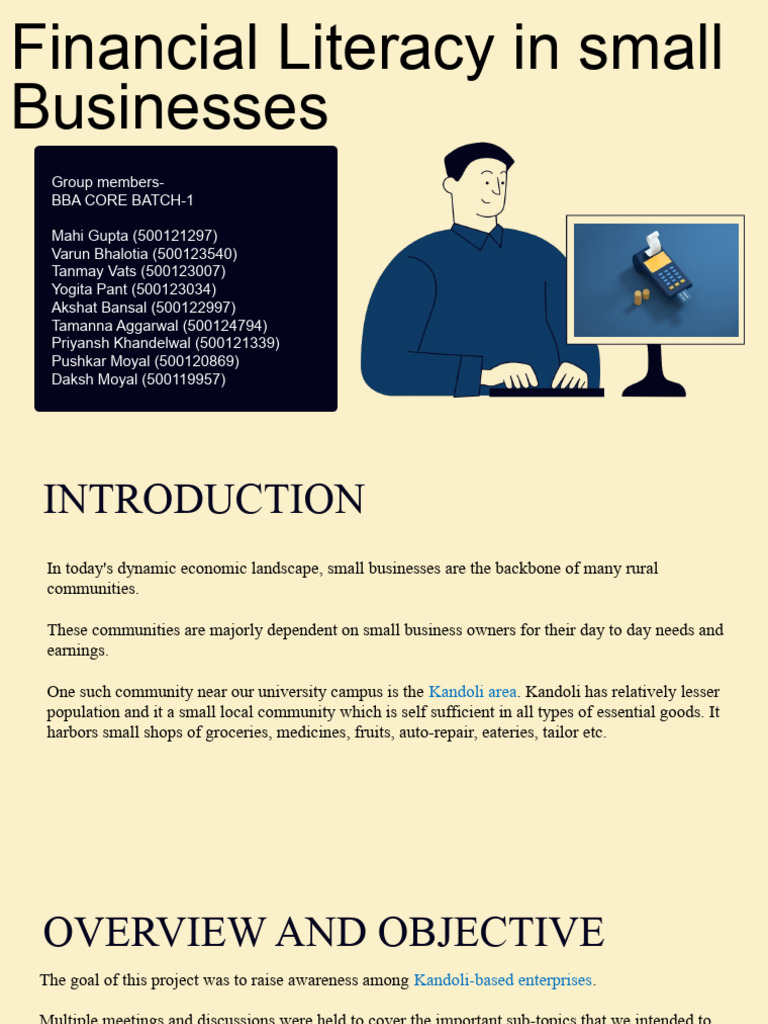 Small Biz Financial Literacy Guide | PDF | Economies