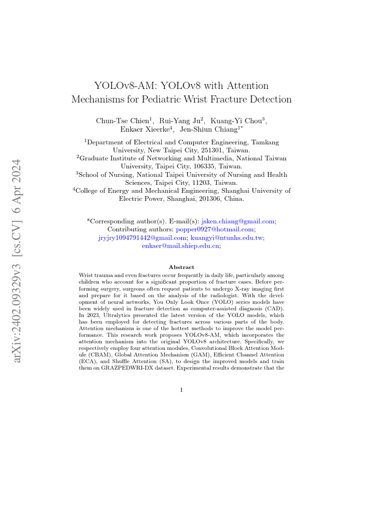 Gãy Xương YOLOv8 | PDF | Medical Imaging | Radiology