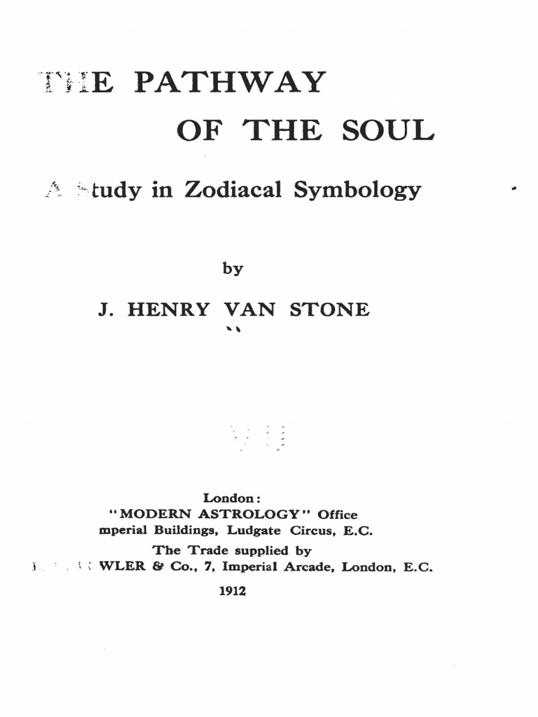 1913 Van Stone Pathway of The Soul | PDF
