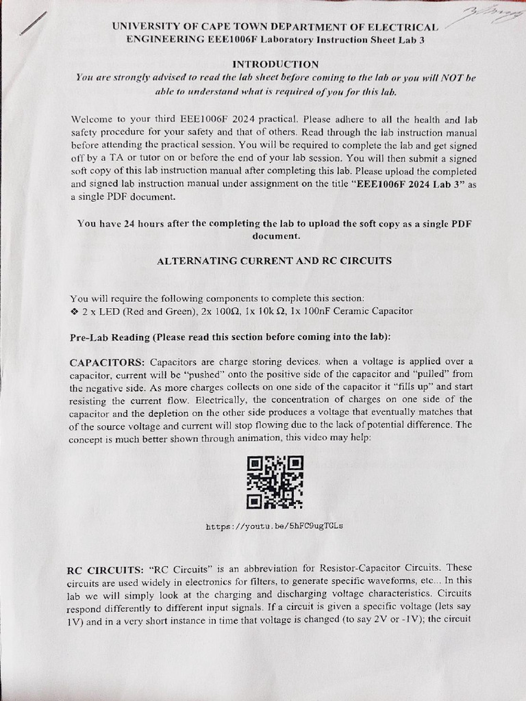 Eee Practical 3 | PDF