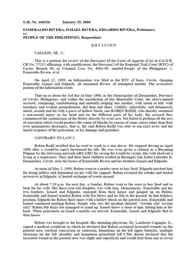 Attempted Homicide Parricide | PDF | Certiorari | Crimes