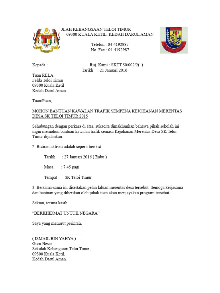 Surat Merentas Desa (Rela) | PDF