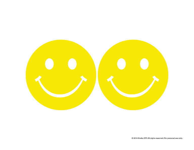 Smile Favor Pouches Free Printable | PDF