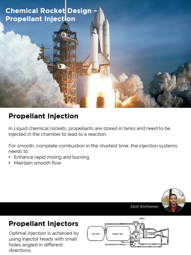 Chemical Rockets Design - Propellant Injection | PDF | Rocket Engine ...