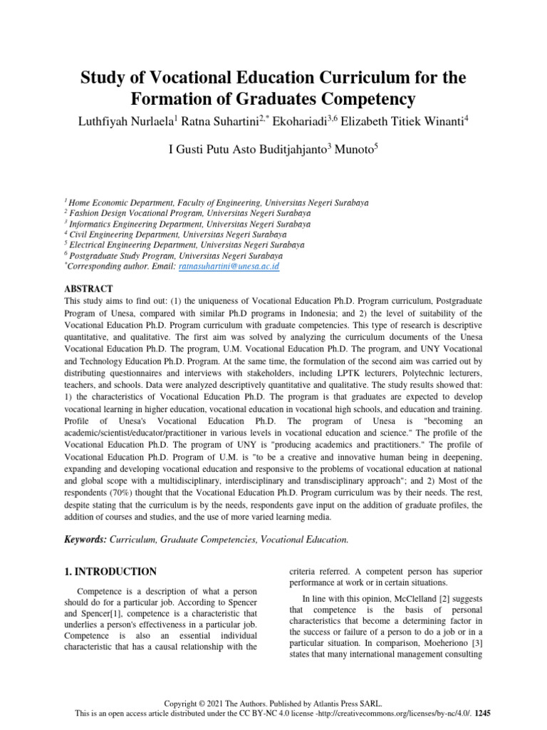 Tech Voc | PDF | Curriculum | Vocational Education