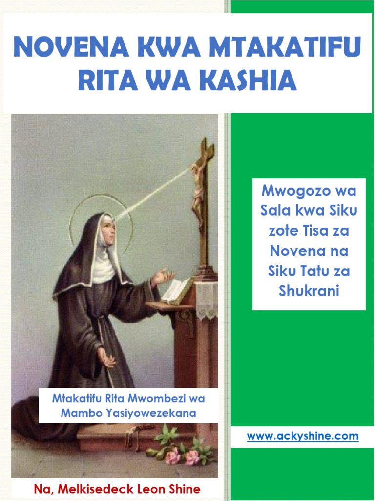 NOVENA-KWA-MT-RITA-WA-KASHIA-6g5ccs | PDF