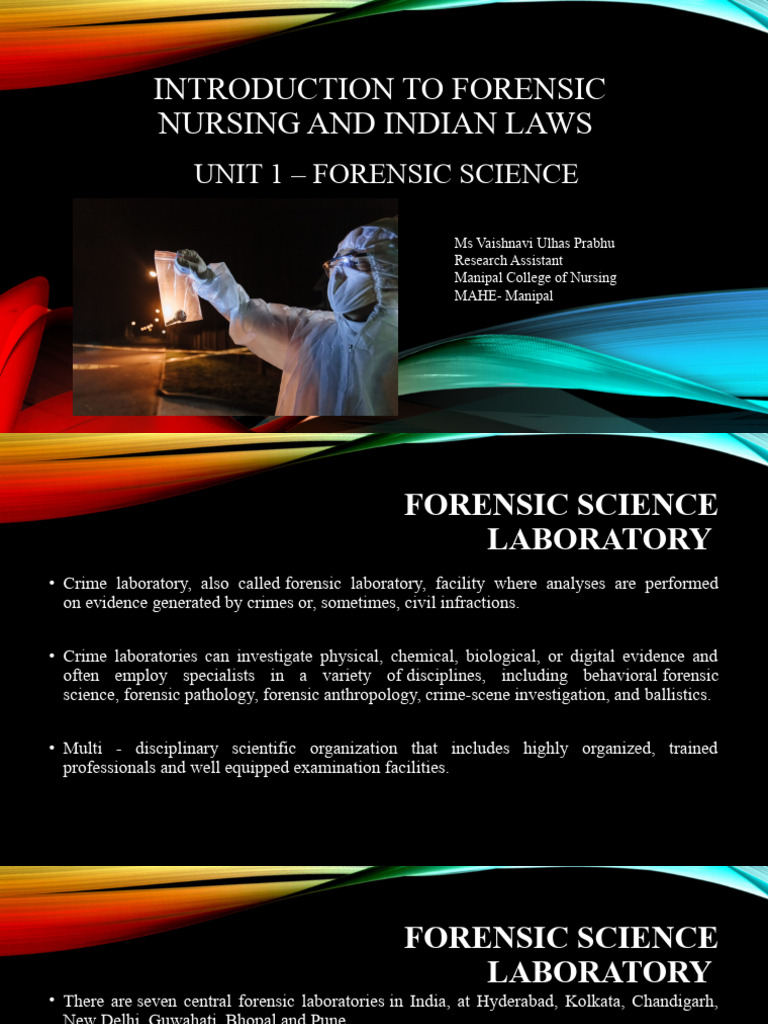 Introduction to Forensic Nursing and Indian Laws | PDF | Fingerprint ...
