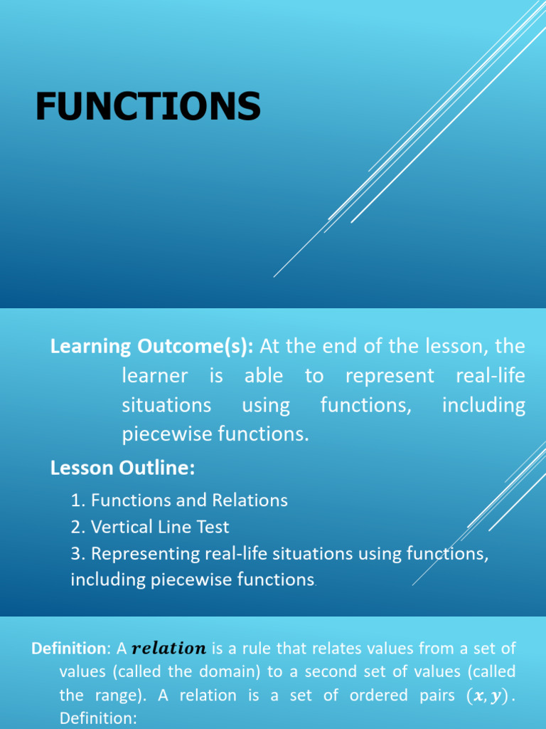 Functions Autosaved | PDF | Function (Mathematics) | Functions And Mappings