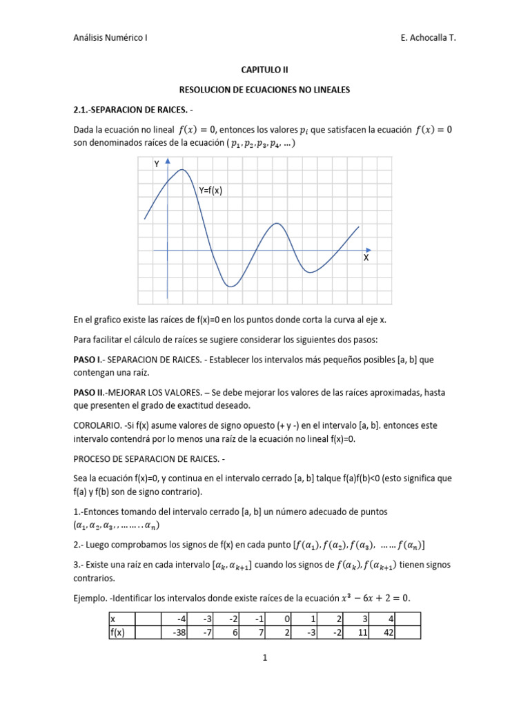 Mat 1105 C Cap Ii (1 Al) - 1-3 | PDF | Ecuaciones | Matemáticas