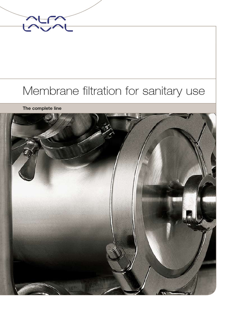 Membrane Filtration For Sanitary Use - The Complete Line - Brochure ...