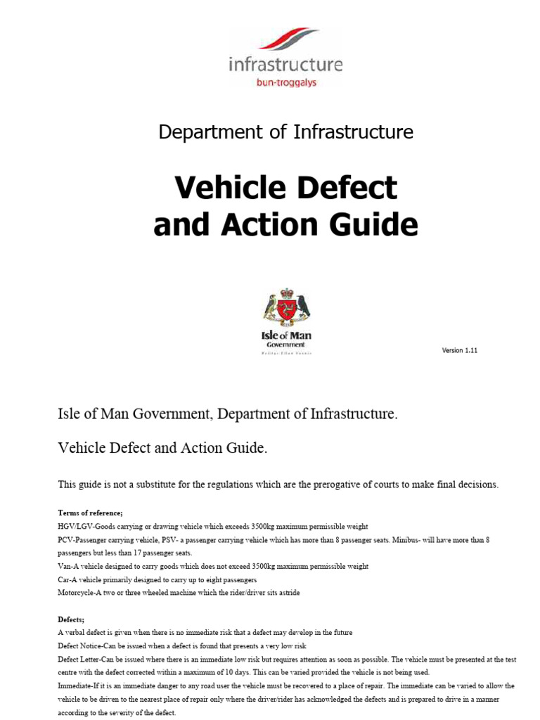 IOM Defect - Guide | Download Free PDF | Tire | Trailer (Vehicle)