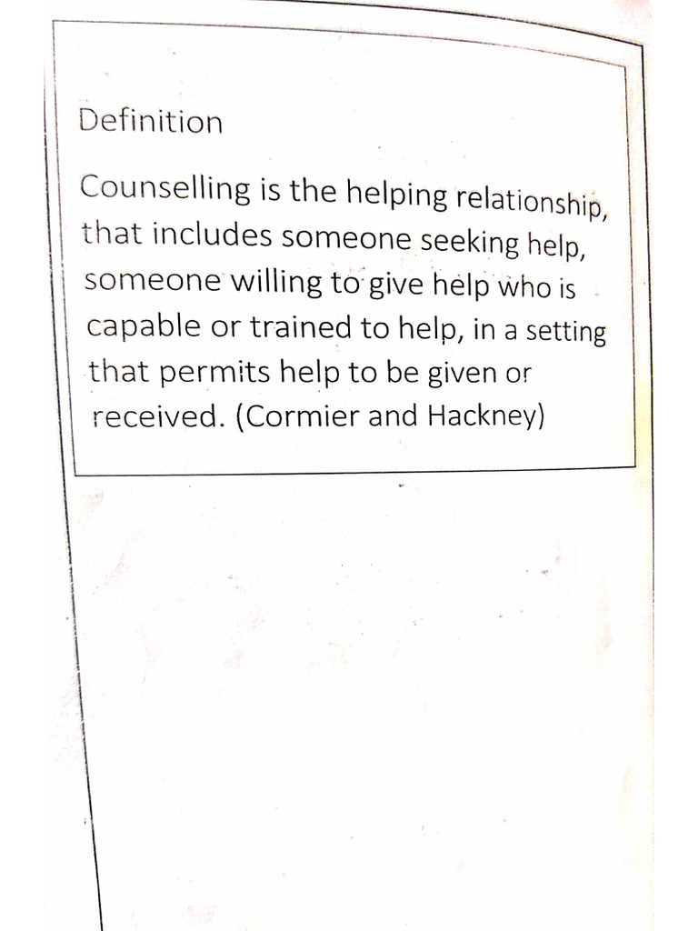 Counseling | PDF