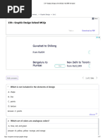 Graphic Design Exam Practice Test | PDF | Color | Shape