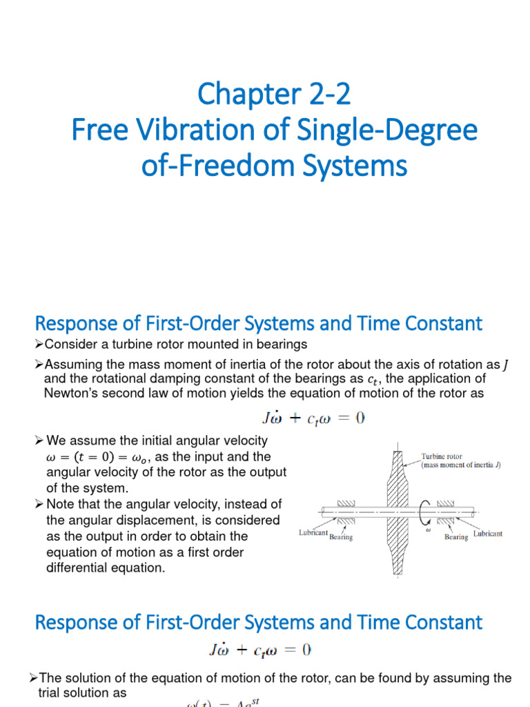 Chapter 2-2 | PDF | Damping | Mechanics