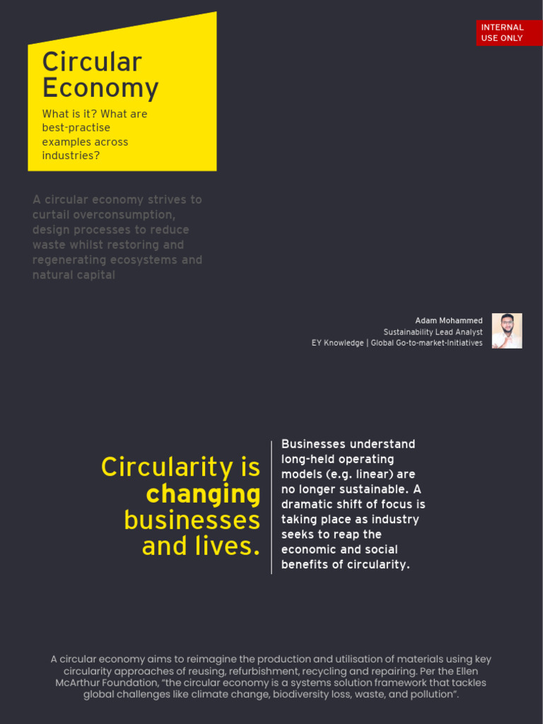 Circular Economy - An Overview of Industry Best Practise | Download ...