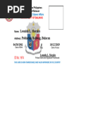 Senior Citizen ID Sample Card | PDF | Government And Personhood