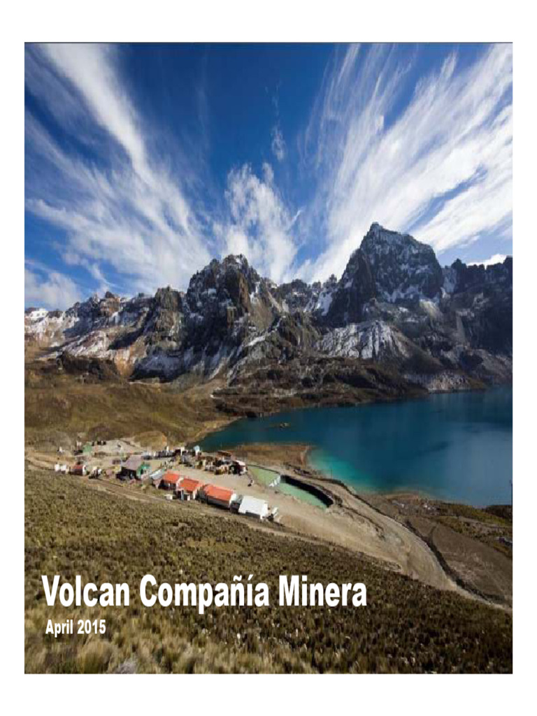 Volcan Corp PPT LarrainVial | PDF | Mining | Stocks