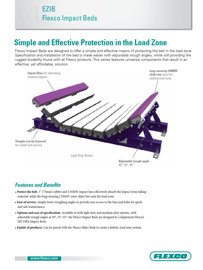 Flexco Impact Bed | PDF | Belt (Mechanical)