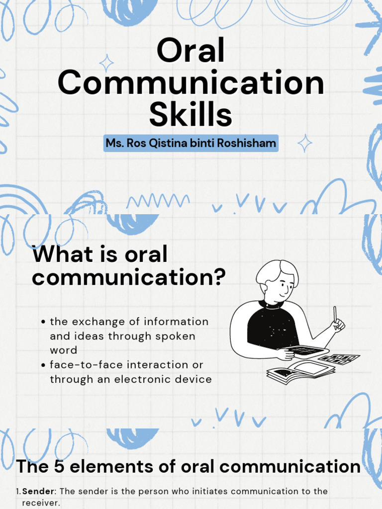 Oral Communication Skills | Download Free PDF | Communication | Human ...