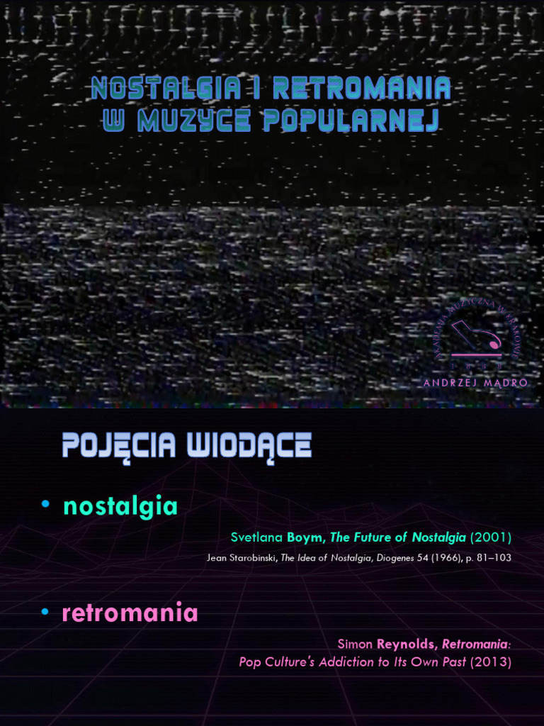 Nostalgia I Retromania | PDF