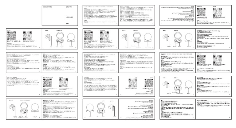 CMF Buds Pro User Manual English French German Arabic Indian Hindi Japanese | PDF