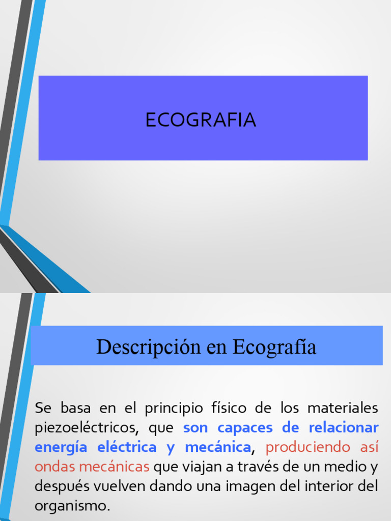 Clase 2 - Eco Normal | PDF | Ultrasonido médico | Ultrasonido
