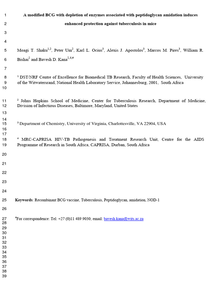 Elife 89157 v1 | PDF | Tuberculosis | Real Time Polymerase Chain Reaction