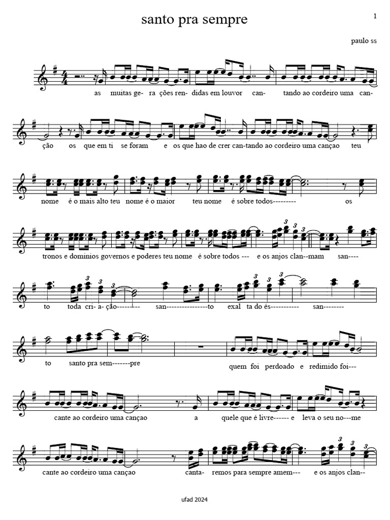 Santo Pra Sempre | PDF
