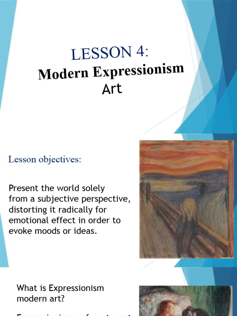PPT Lesson 4 Modern Expressionism | PDF