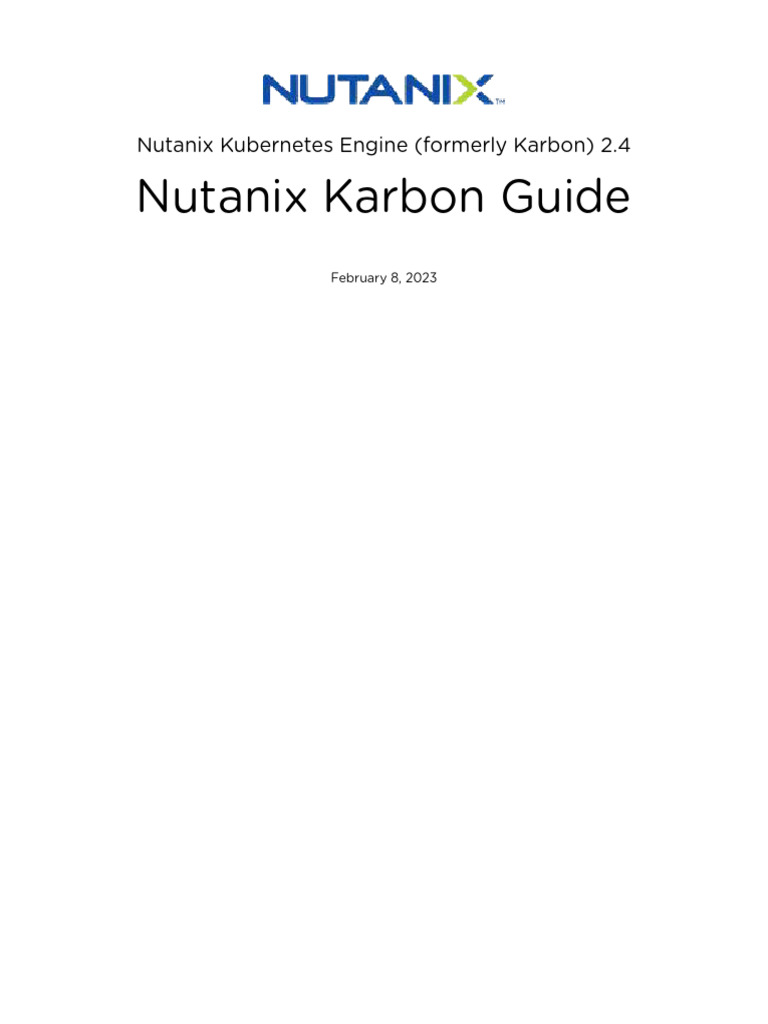 Karbon V2 4 Compressed Pdf Computer Cluster Ip Address