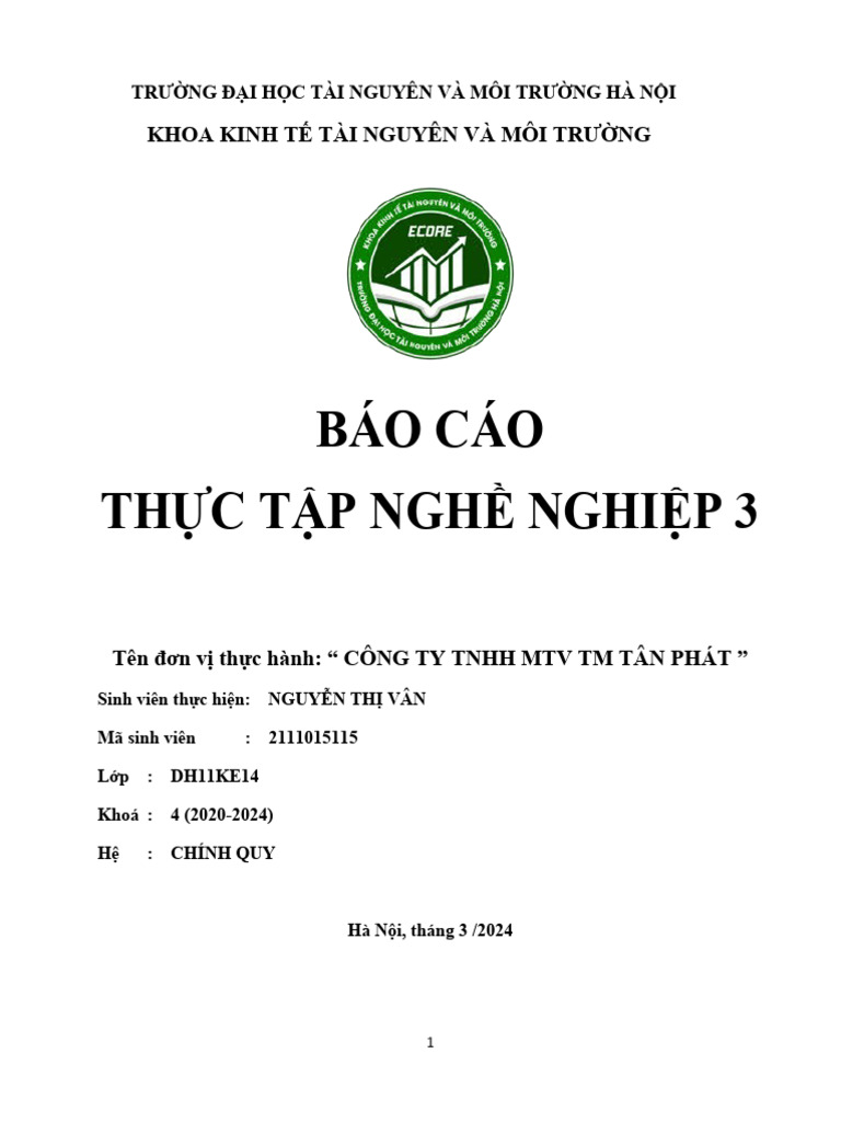 Bao Cao Thuc Tap 3 Kvan | PDF