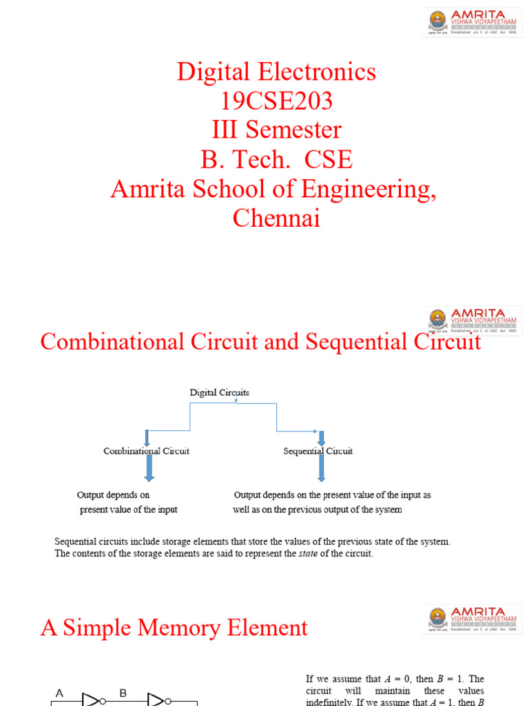 P08-Digital Systems_Lecture_ 29-32 | PDF | Computer Engineering | Electronics