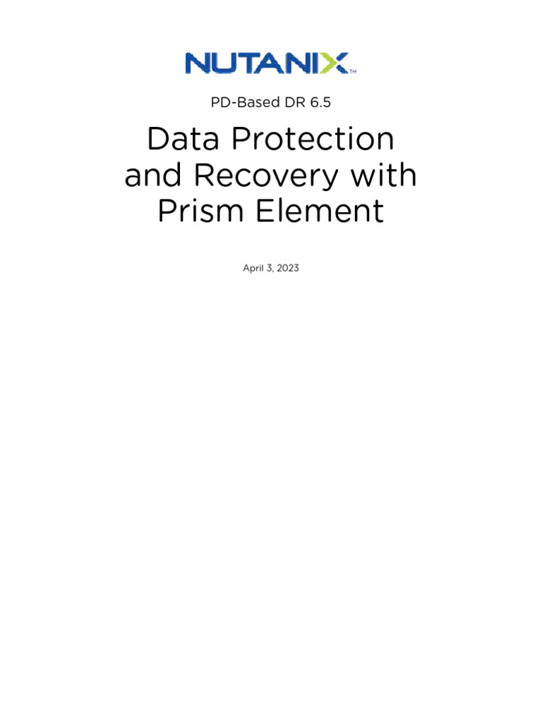 Prism Element Data Protection Guide v6 - 5 - Compressed | Download Free PDF | Replication ...