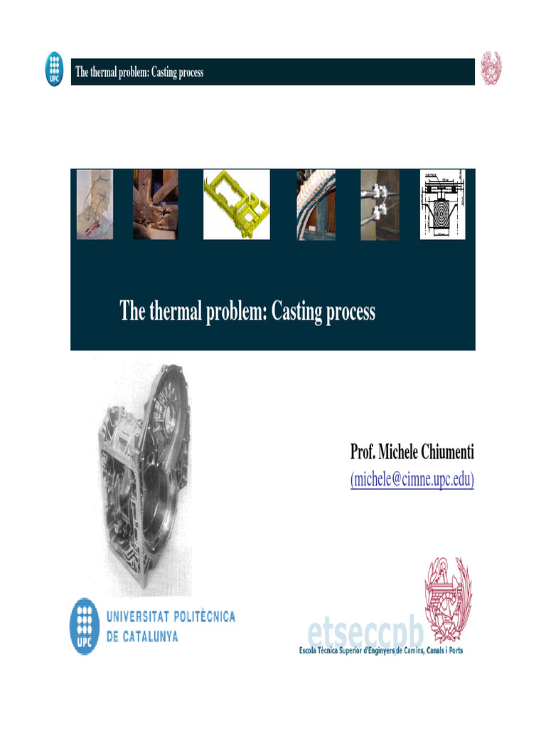 Thermal Problem - Casting | Download Free PDF | Heat Transfer | Casting