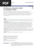Mottling Score - ICM 2011 | PDF | Shock (Circulatory) | Sepsis