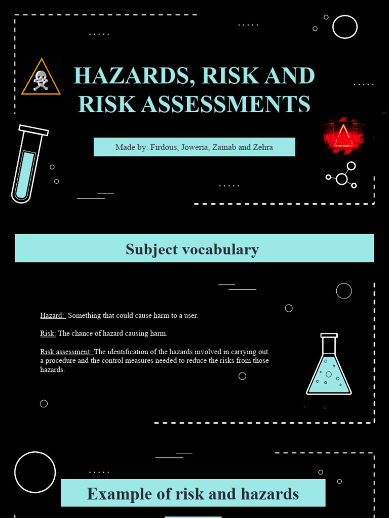 Hazard Risk and Risk Assessment.-1 | PDF | Hazards | Risk
