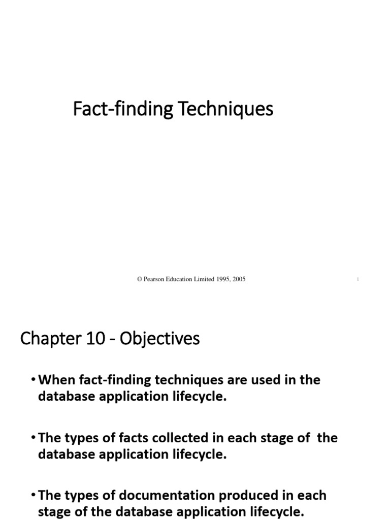 Fact-Finding Techniques | PDF | Databases | Questionnaire