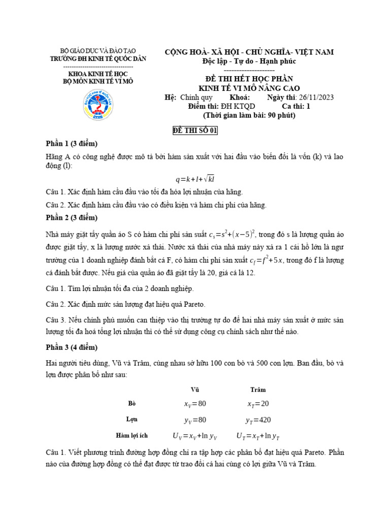 Final Mock Test | PDF