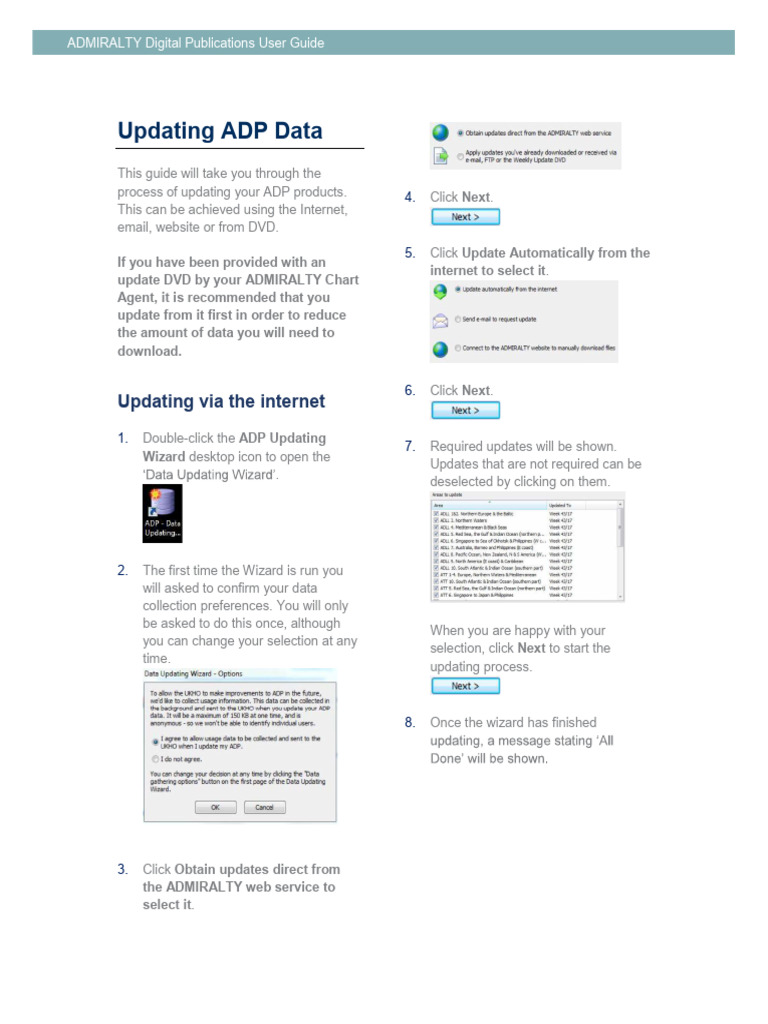 ADP Data Updating Procedures | PDF | Personal Computers | Computer File