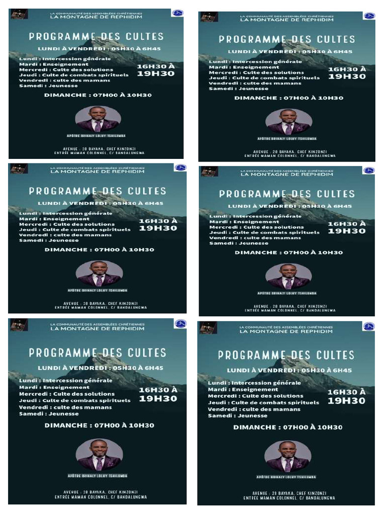 Affiche Programme PDF | PDF