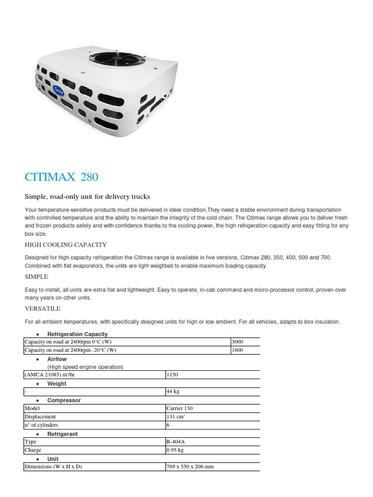 Citimax 280 Condens. | PDF | Technology & Engineering