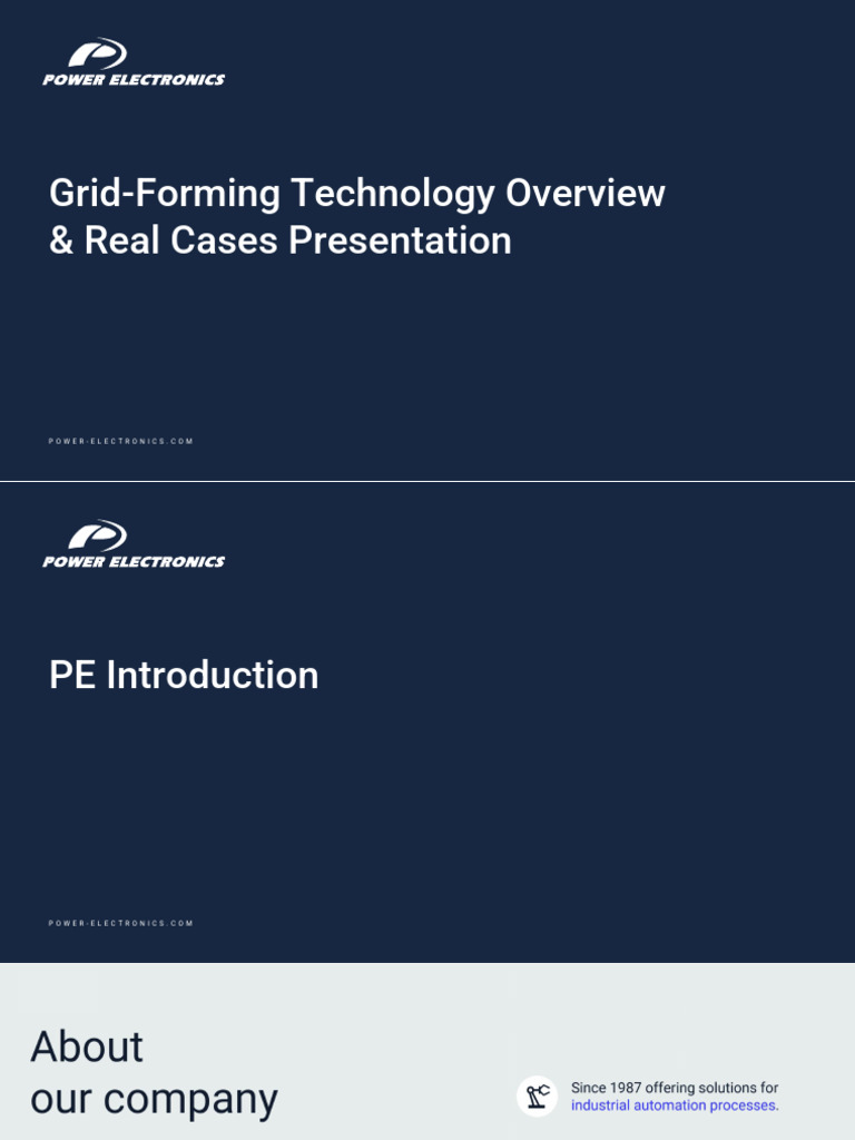 PowerElectronics Grid-Forming Case Studies 15.20 | PDF | Power ...