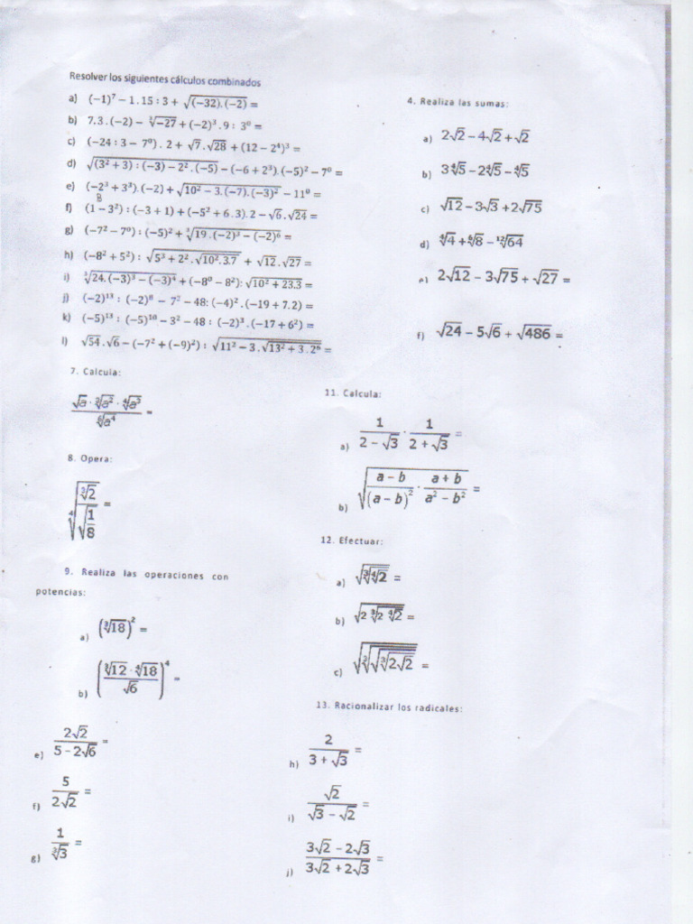 Matemáticas | PDF
