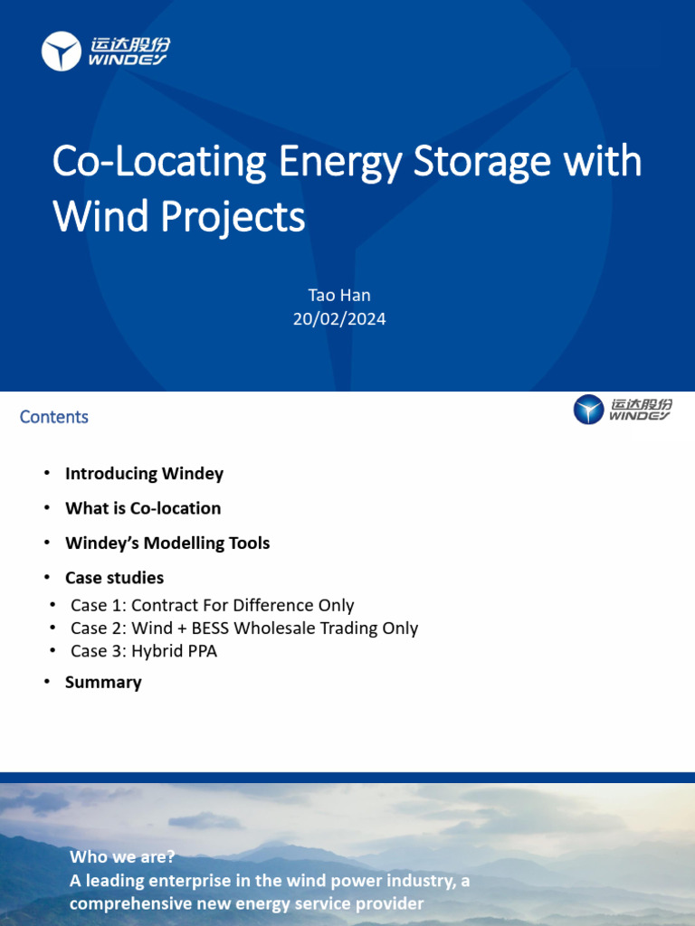 Co-Location Strategies for Wind Energy | PDF | Wind Power | Electrical Grid