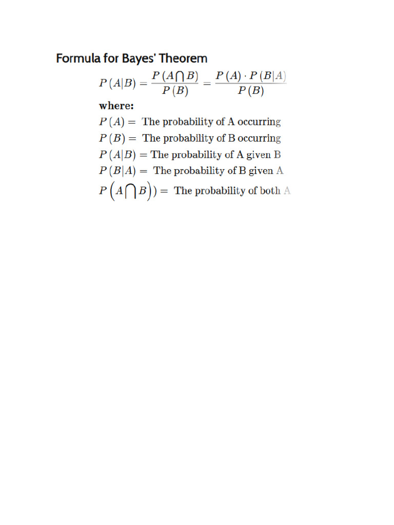 Bayes Theorem | PDF