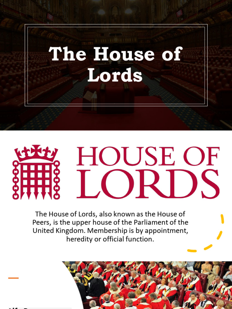 The House of Lords | PDF